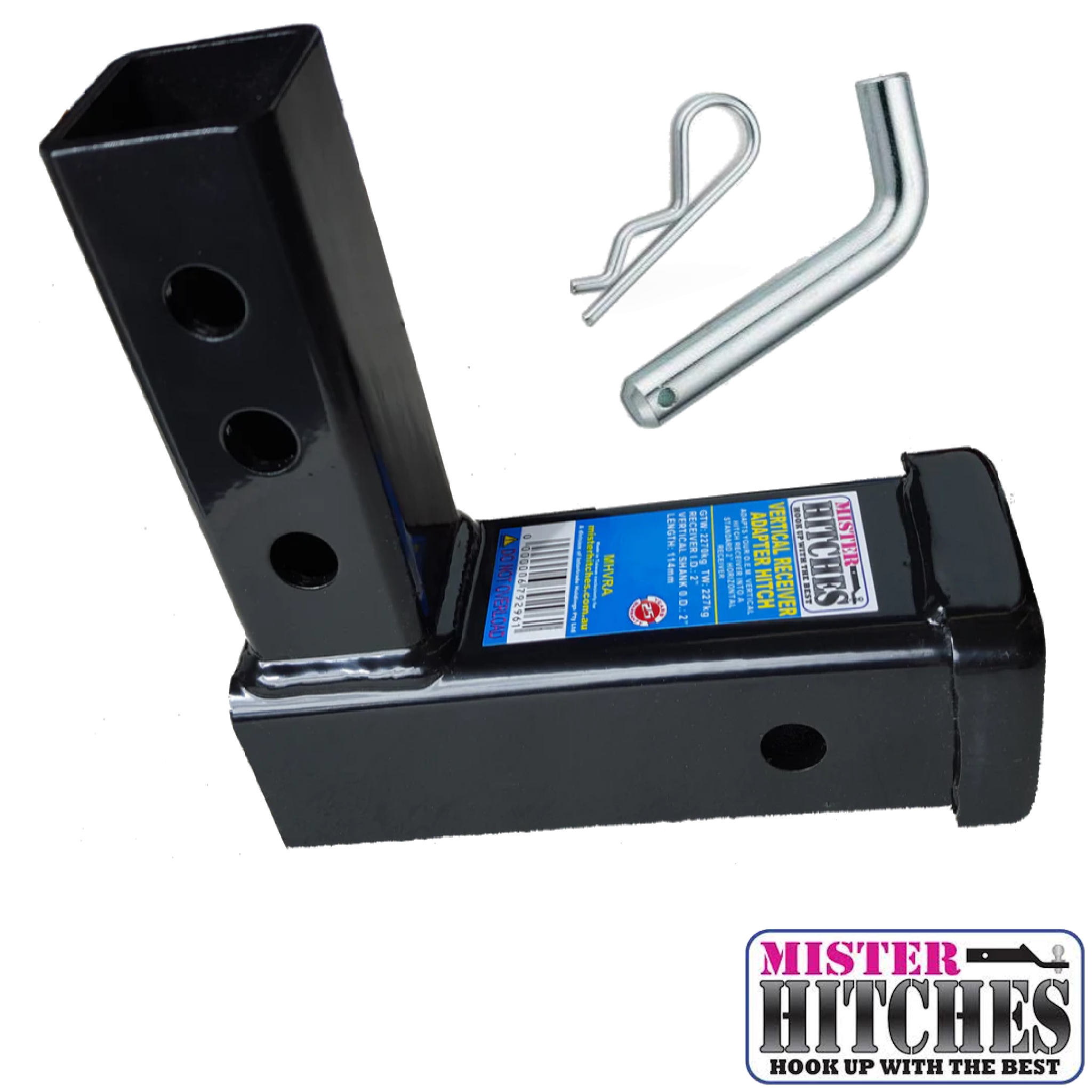 Vertical Receiver Adaptor – Towbars Australia